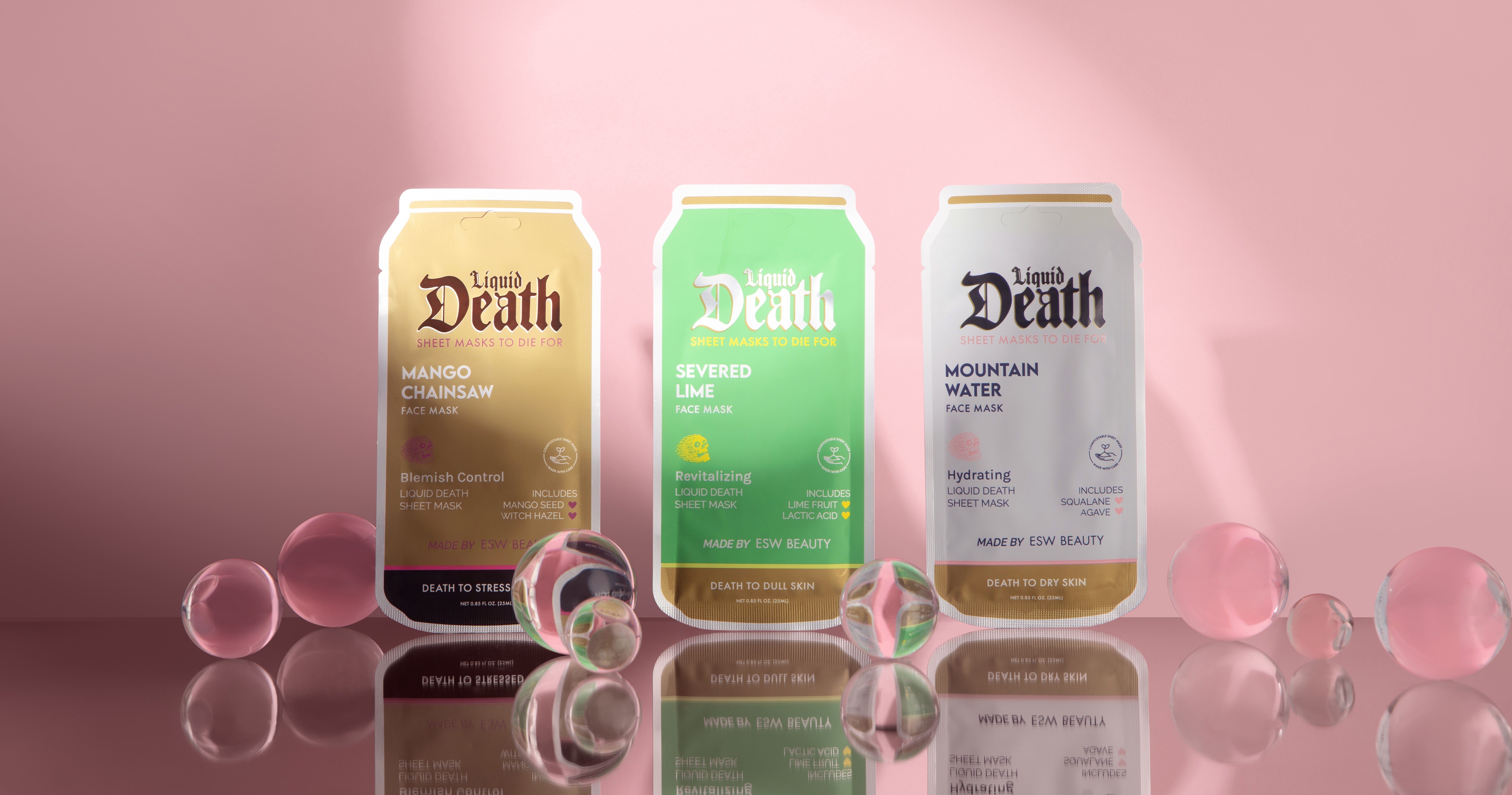 Liquid Death Face Masks
