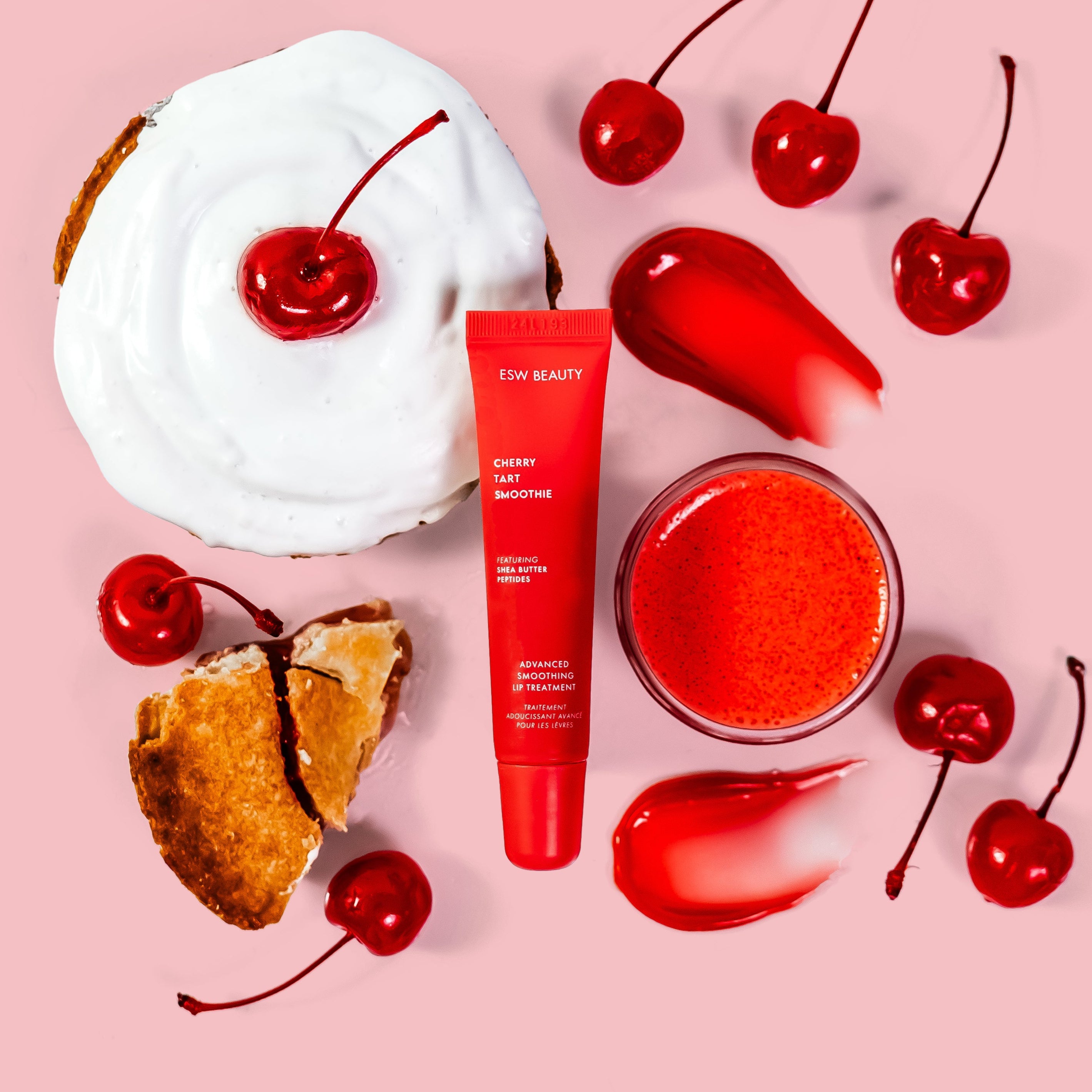 Cherry Tart Smoothie Advanced Smoothing Lip Treatment | ESW Beauty