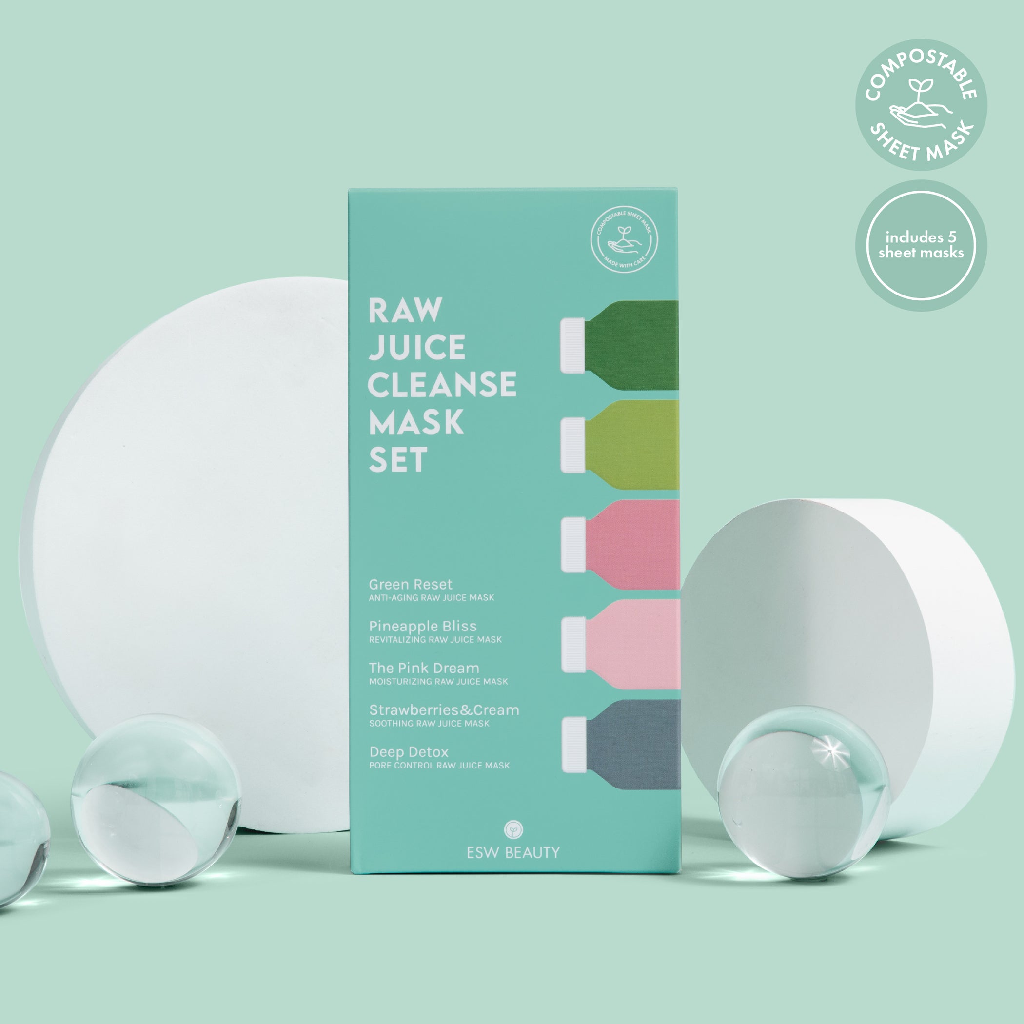 ESW Beauty - Raw Juice Cleanse Mask Set