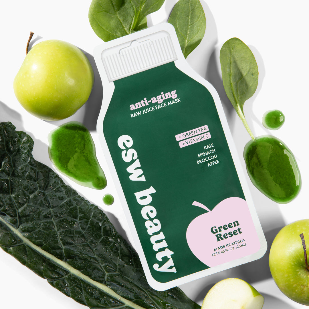 Green Reset Anti Aging Raw Juice Mask | ESW Beauty