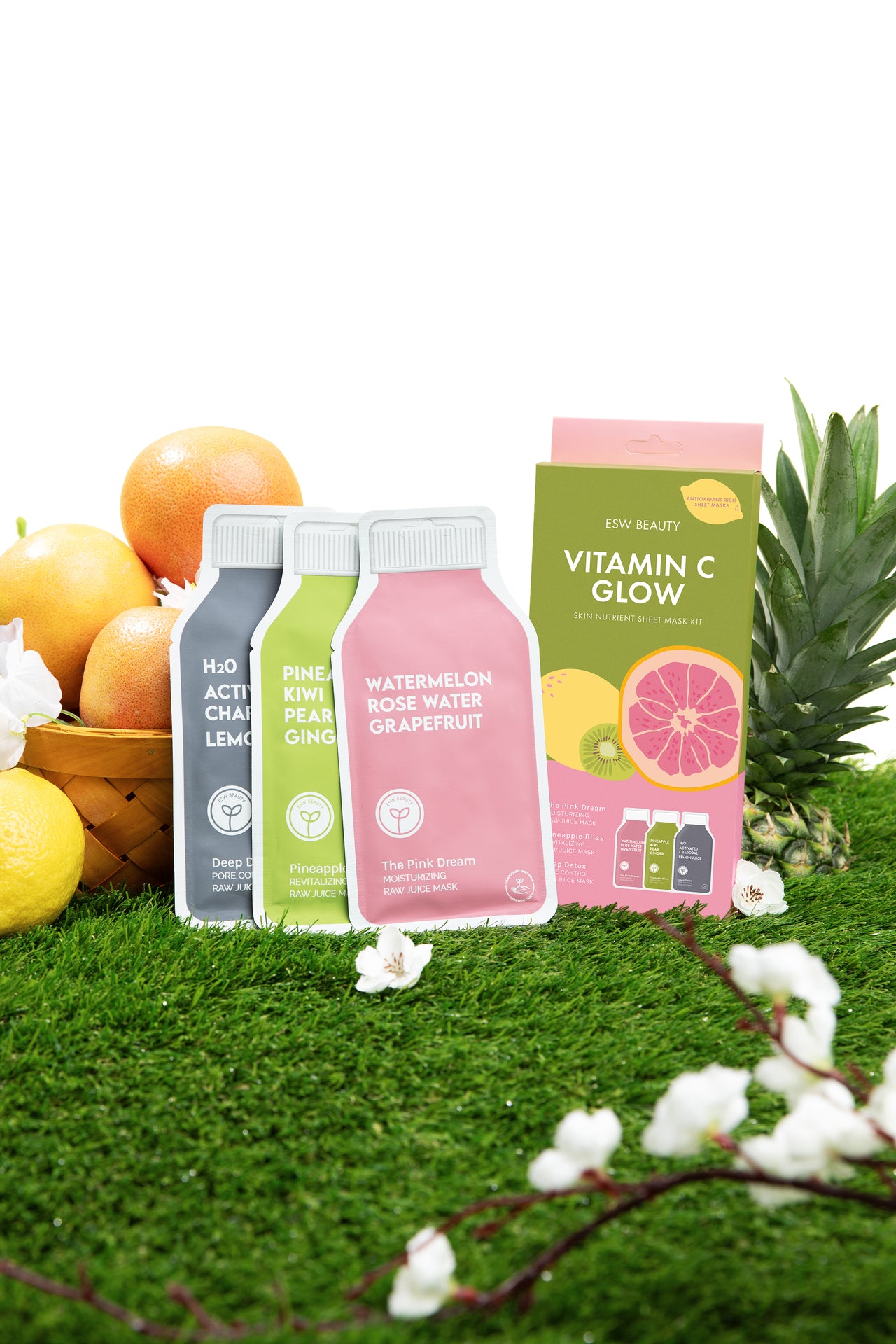 ESW Beauty | Clean Beauty Raw Juice Sheet Masks